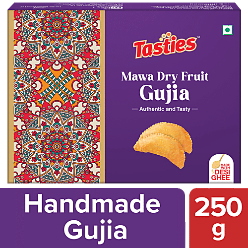 Buy Tasties Mawa Dry Fruit Gujia / Gujiya - Handmade Online at Best ...