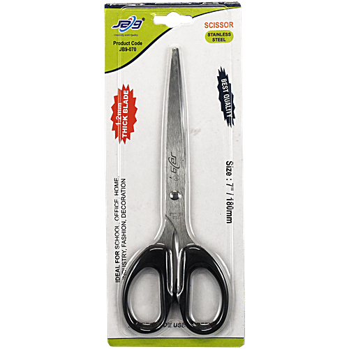 Buy JB9 Stainless Steel Scissor With Plastic Handle - 18 cm Online at ...