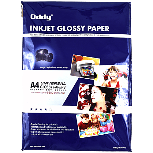 Buy Oddy A4 50 Sheets 150 GSM Inkjet Glossy Paper Online at Best Price of Rs 249 - bigbasket