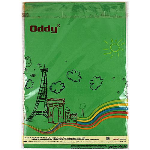 Buy Oddy A4 Pastel Unruled Sheets - 10 Colours Online at Best Price of ...