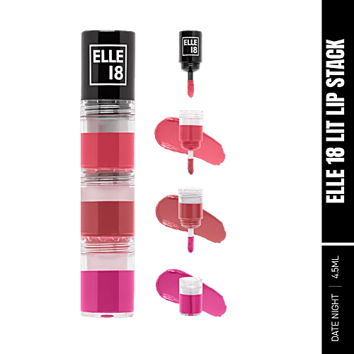 Buy Elle 18 Lit Lip Stack Online at Best Price of Rs 261.25 - bigbasket