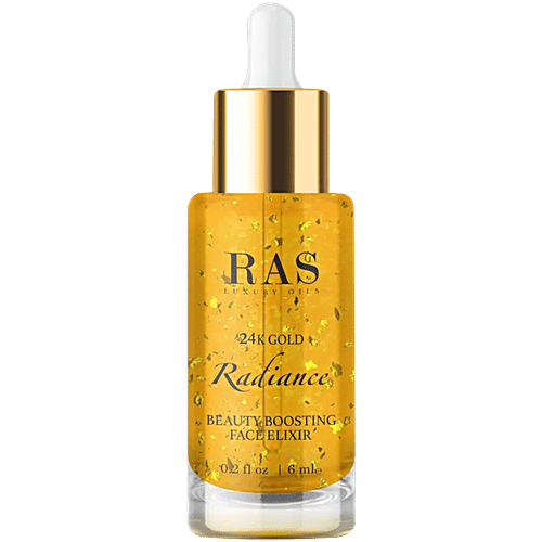 Buy Ras Luxury Oils 24K Gold Radiance Beauty Boosting Face Elixir ...