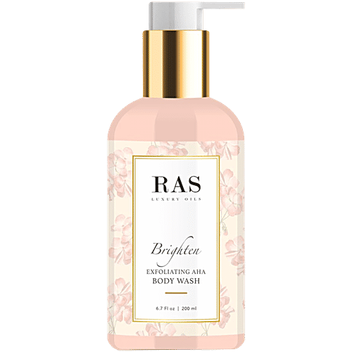 Buy Ras Luxury Oils Brighten Exfoliating AHA Body Wash Online at Best ...