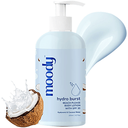 Buy Moody Hydro Burst Beach Please Body Lotion With SPF 30 - Hyaluronic ...