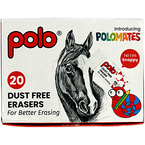 Buy Polo Dust Free Long Eraser Online at Best Price of Rs 60 - bigbasket