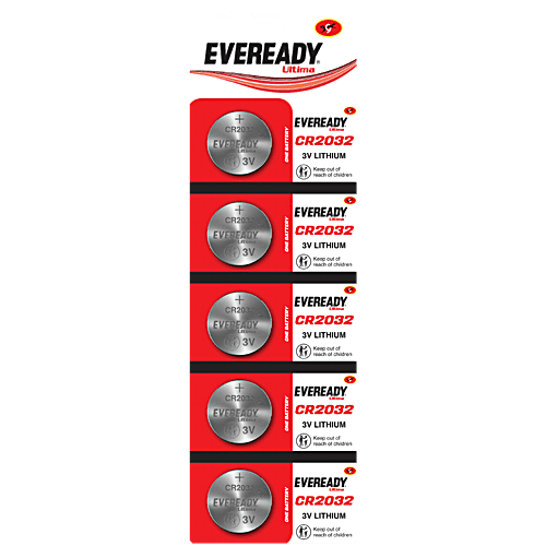 Buy Eveready Coin Battery3V Lithium CR2032 Eveready Ultima Battery ...