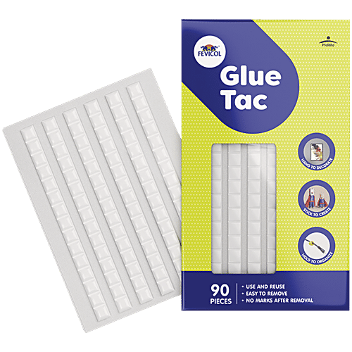 Buy Fevicol Glue Tac - Reusable, Removable, Mouldable Glue, For ...