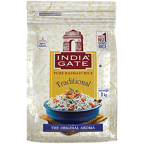 Buy India Gate Traditional Basmati Rice Online at Best Price of Rs 232 ...