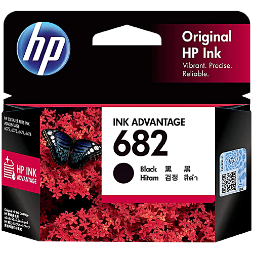 Buy HP 682 Original Ink Advantage Cartridge - Black Online at Best ...