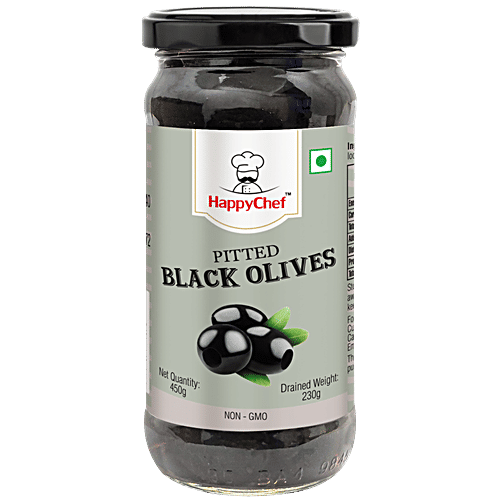 Buy HappyChef Pitted Black Olives Online at Best Price of Rs 199 ...