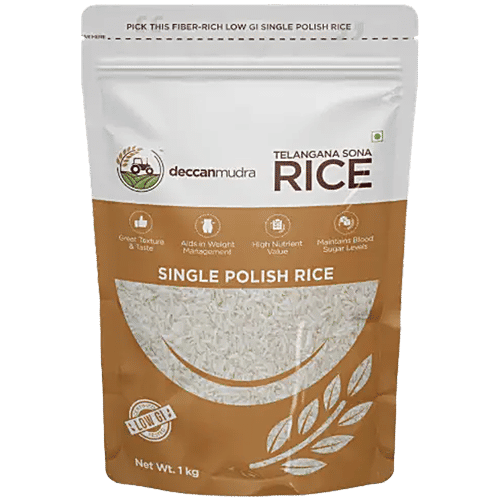 Buy Deccanmudra Organic Single Polish Rice Online at Best Price of Rs ...