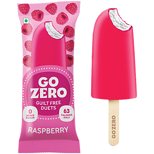 Buy Go Zero Raspberry Guilt Free Duets Ice Cream Bar Online at Best ...
