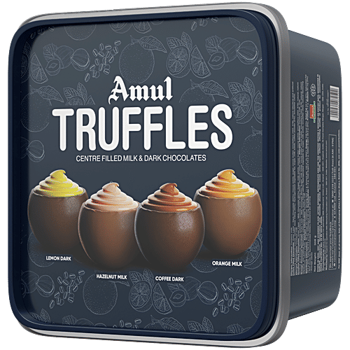 Buy Amul Truffles Centre Filled Milk & Dark Chocolates Online at Best ...