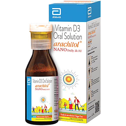 Buy Arachitol Arachitol Nano Daily 2K IU Vitamin D3 Oral Solution ...