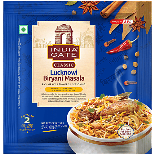 Buy India Gate Classic Lucknowi Biryani Masala Online at Best Price of ...