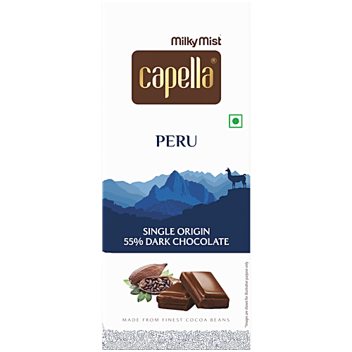 Buy Milky Mist Capella Peru Single Origin 55% Dark Chocolate Online at ...