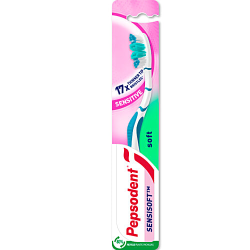 Buy Pepsodent Sensisoft Soft Bristles Toothbrush - For Adults, Assorted ...