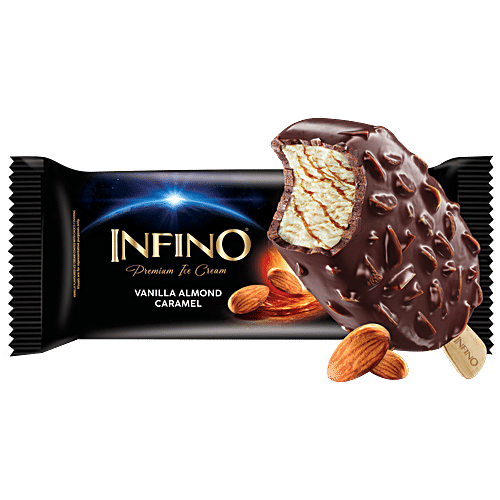 Buy Infino Vanilla Almond Caramel Premium Ice Cream Online at Best ...