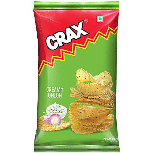 Buy Crax Creamy Onion Potato Chips Online at Best Price of Rs 45 ...