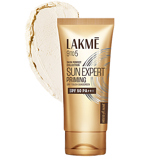 Buy Lakme 9 To 5 Sun Expert Priming Dry Touch Sunscreen - SPF 50 PA ...