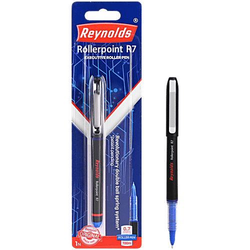 Buy Reynolds R7 Roller Ball Pen For Professional - Blue, 0.7 mm Tip ...