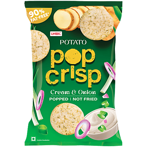 Buy Unibic Potato Pop Crips - Cream & Onion Online at Best Price of Rs ...