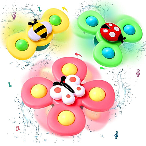 Buy Wembley Insect Suction Cup Spinner Toy - For Babies, Top Rotating ...