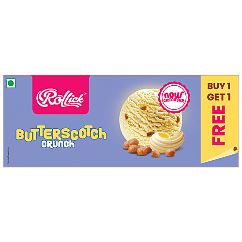 Buy Rollick Butterscotch Crunch Frozen Dessert Block Online at Best ...