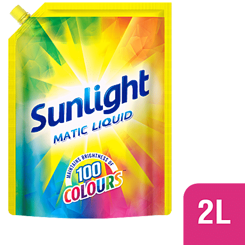 Buy Sunlight Matic Liquid Maintains Brightness Of 100 Colours Online at ...