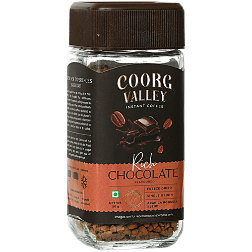Buy Coorg Valley Rich Chocolate Flavoured Instant Coffee Online at Best ...