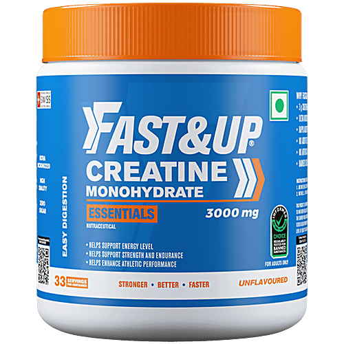 Buy Fast&Up Ultra Micronized Creatine Monohydrate 3000mg, 33 Servings ...