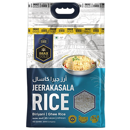 Buy IMAX GOLD Jeerakasala Rice Online at Best Price of Rs 999 - bigbasket