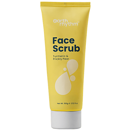 Buy Earth Rhythm Turmeric & Prickly Pear Face Scrub Online at Best ...