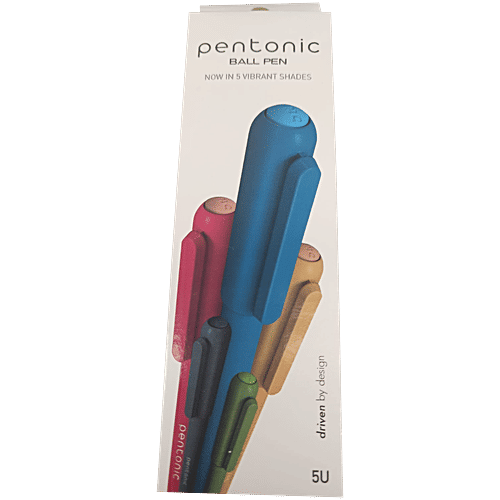 Buy Linc Pentonic Ball Pens - Blue Ink, Assorted Colours Online at Best ...