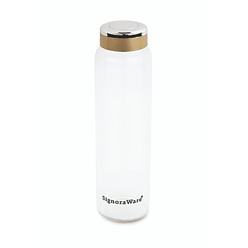 Buy Signoraware Drikofine Borosilicate Glass Water Bottle - With Screw ...