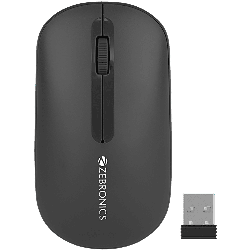 Buy Zebronics MS Wireless Optical Mouse - Pulse Black Online at Best ...