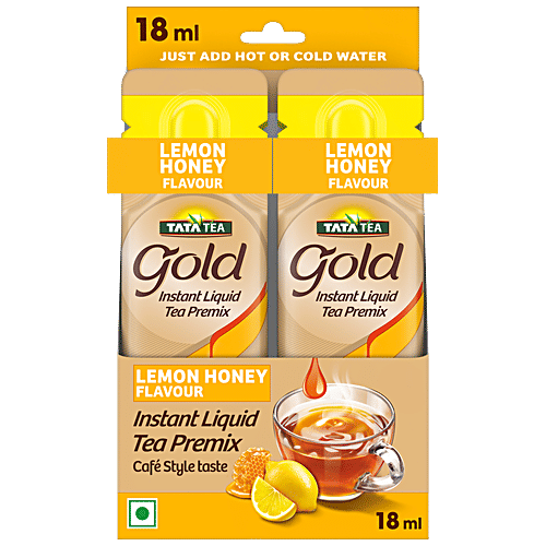 Buy Tata Tea Gold Lemon & Honey Flavour Instant Liquid Tea Premix ...