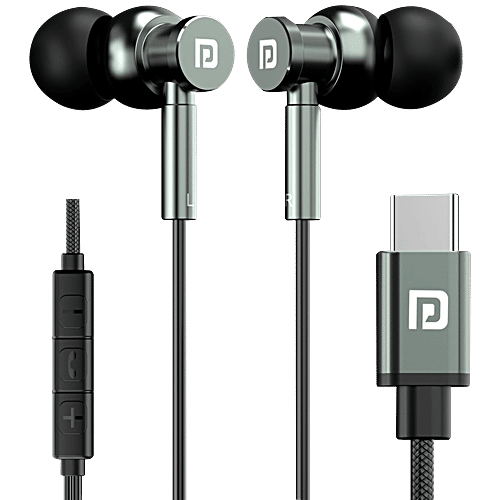 Buy Portronics Conch Tune C Wired Earphones With Type C Connector ...