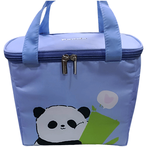 Buy Hoom Lunch Bag With Aluminum Insulation, Panda Print, Sky Blue ...