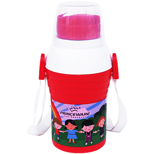 Buy Princeware Lauren Plastic Insulated Kids Bottle - Red Online at ...
