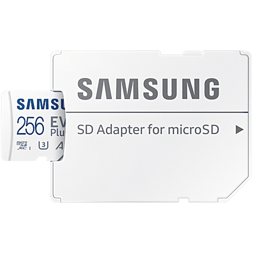 Buy Samsung India EVO Plus 256GB Micro SDXC With SD Adaptor, Up To ...