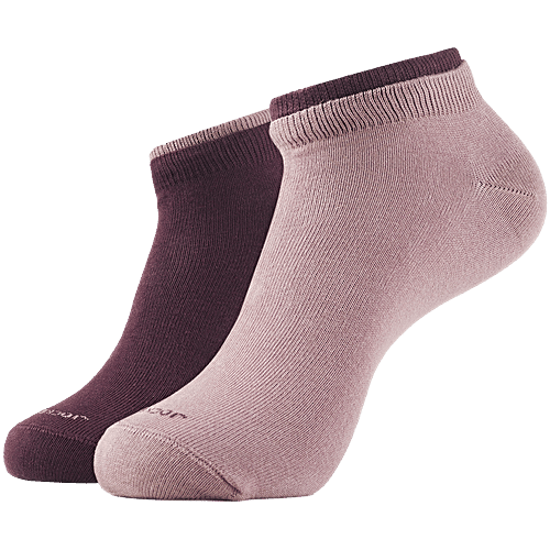 Buy Jockey 7491 Women's Compact Cotton Stretch Solid Low Show Socks ...