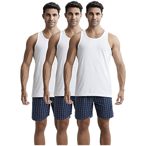 Buy Jockey 8820 Men's Super Combed Cotton Round Neck Sleeveless Vest ...