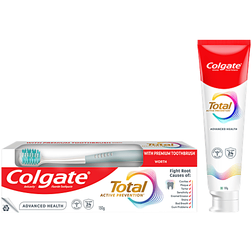 Buy Colgate Total Advanced Health Anticavity Toothpaste + Premium ...