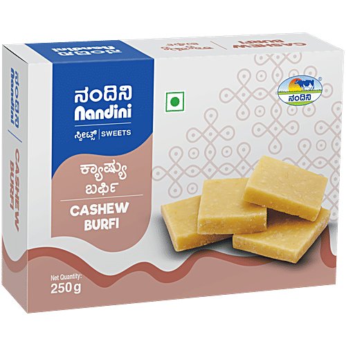 Buy Nandini Cashew Burfi Online at Best Price of Rs 225 - bigbasket