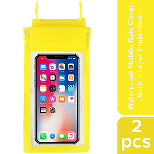 Buy Unitribes Waterproof Mobile Rain Cover - With 3 Layer Protection ...