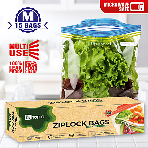 Buy bb home Ziplock Bags - Medium Online at Best Price of Rs 145 ...
