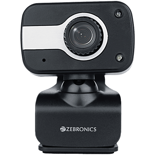 Buy Zebronics Zeb-Crystal Clear Web Camera - 3P Lens, Black Online at ...