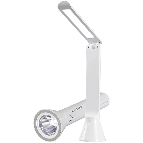 Buy Havells LTS Moderna 2 In 1 Portable Lamp + Torch Online at Best ...