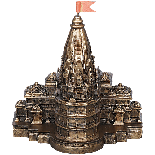 Buy eCraftIndia Ram Mandir Ayodhya Model Authentic Design Temple ...